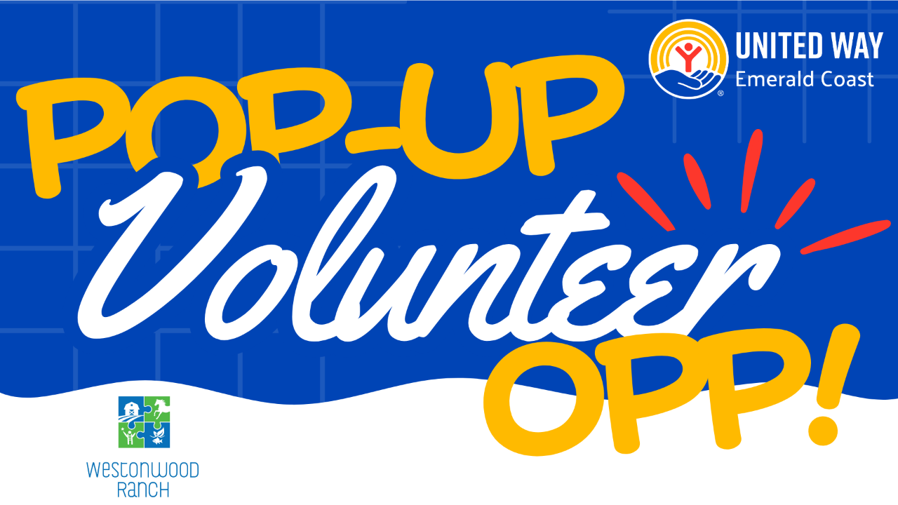 January Pop-Up Volunteer Opp! | United Way Emerald Coast